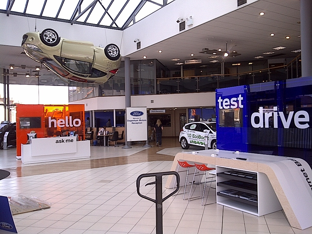 Project ford motor dealership showrooms - Righton Blackburns