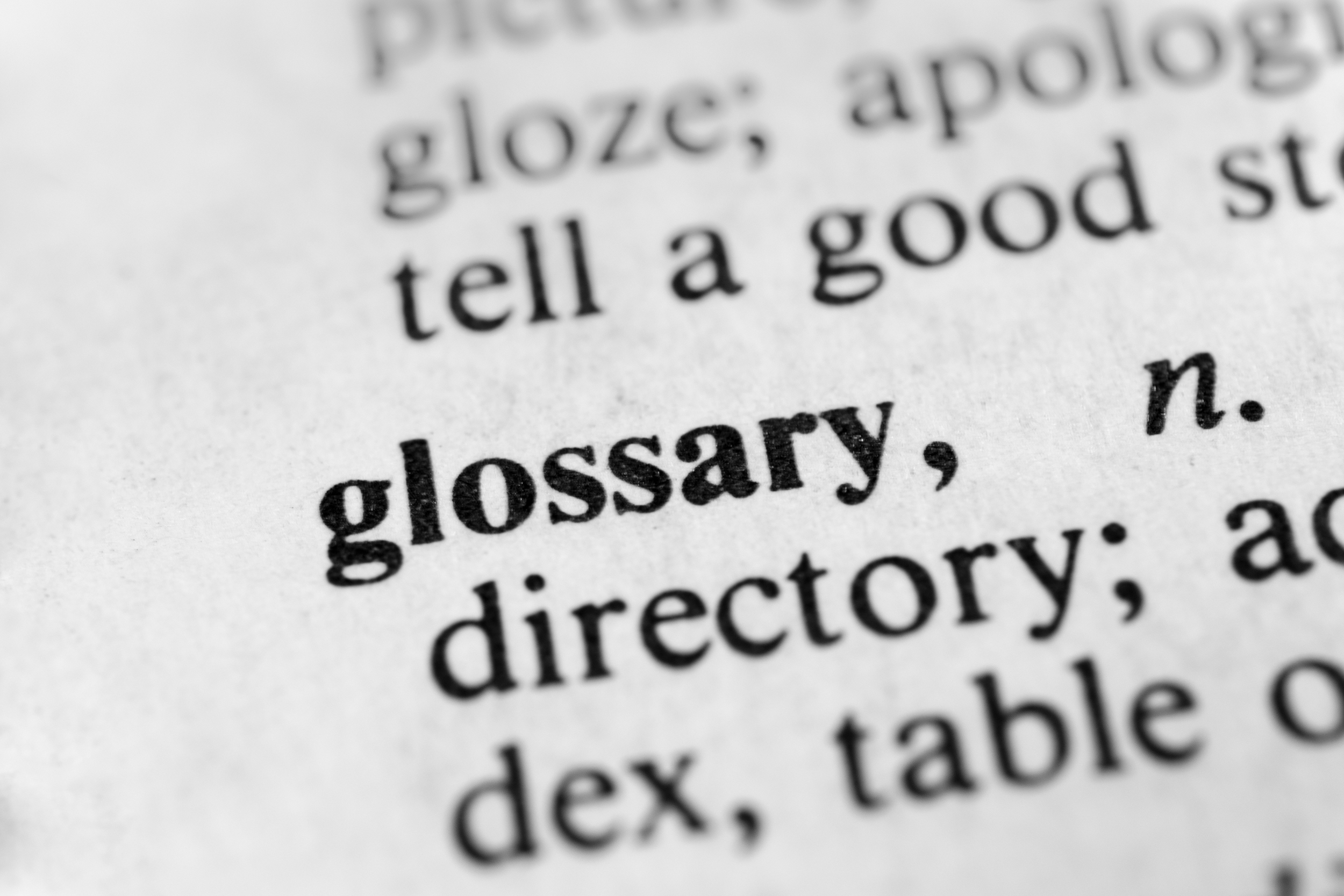 Glossary - Righton Blackburns